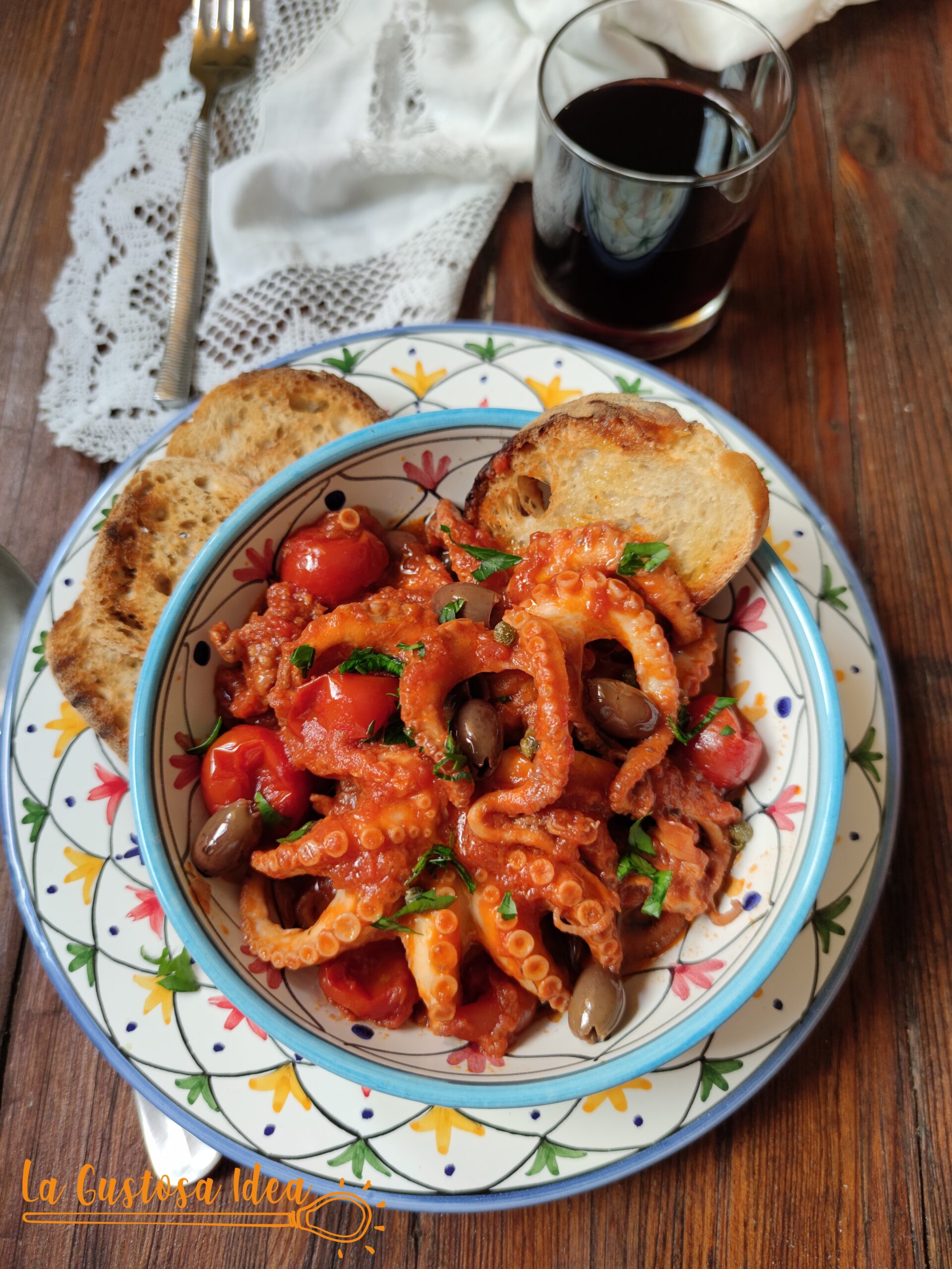 Moscardini in guazzetto - La Gustosa Idea - Ricetta di mare