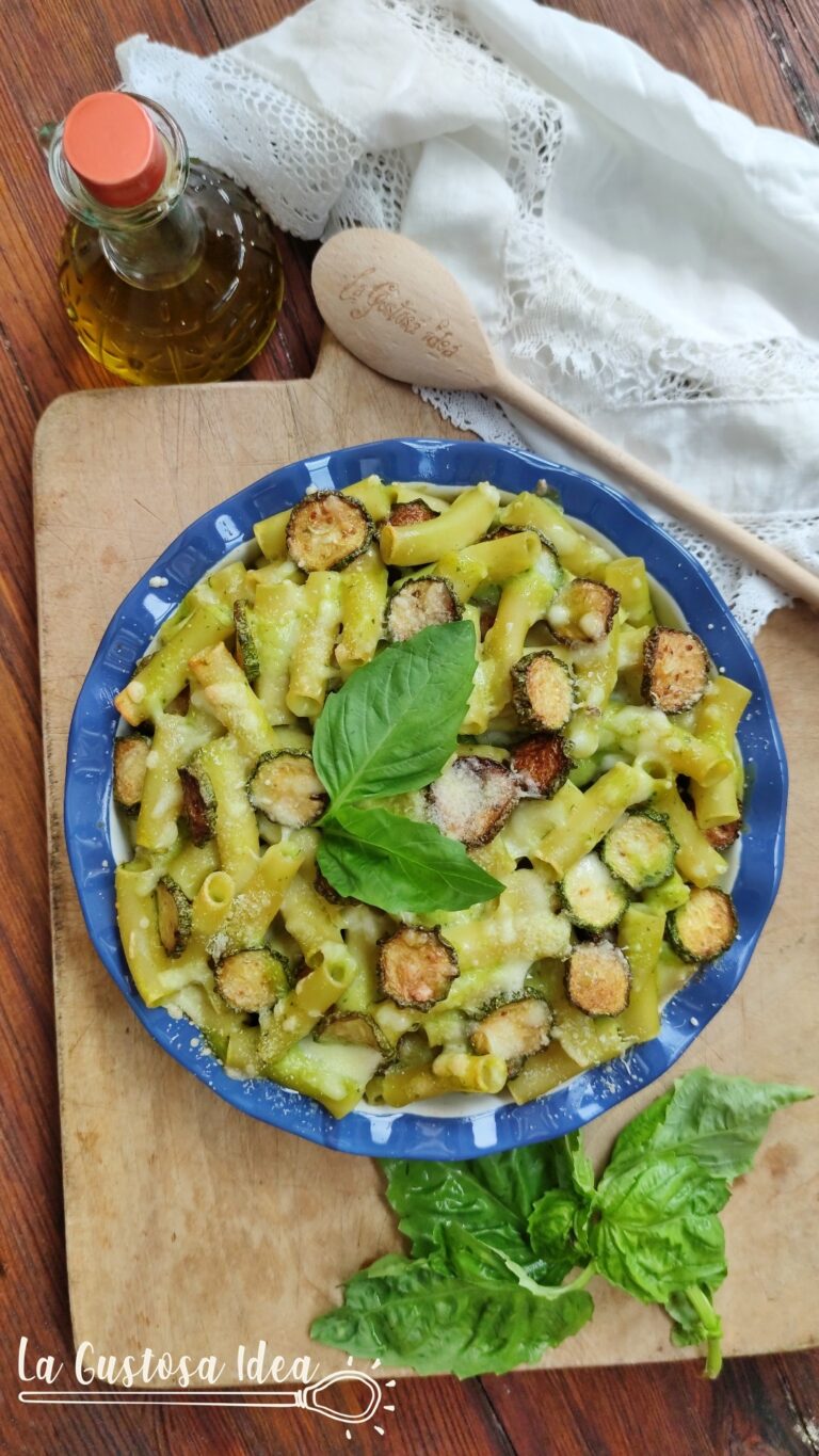 Zitoni al forno con zucchine - La Gustosa Idea - Primo piatto facile